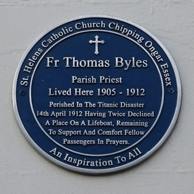Father Byles – St Helen’s Church, Chipping Ongar – Catholic Parish Ongar